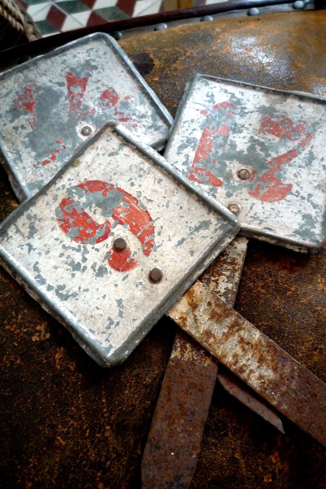 Vintage Grocery Price Tags Price Sign Metal Numbers Price | Etsy