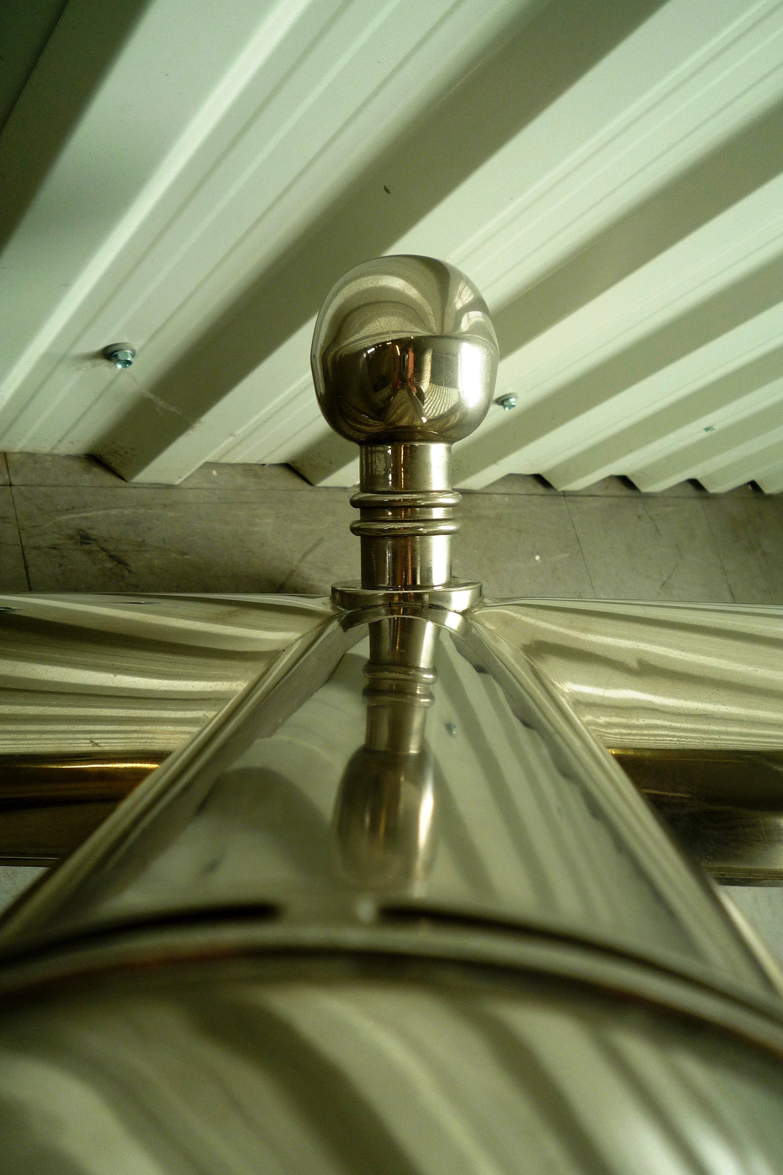 Huge 30's Brutalist Art Deco Chrome Library Lamp Desk Lamp Reading Room ...