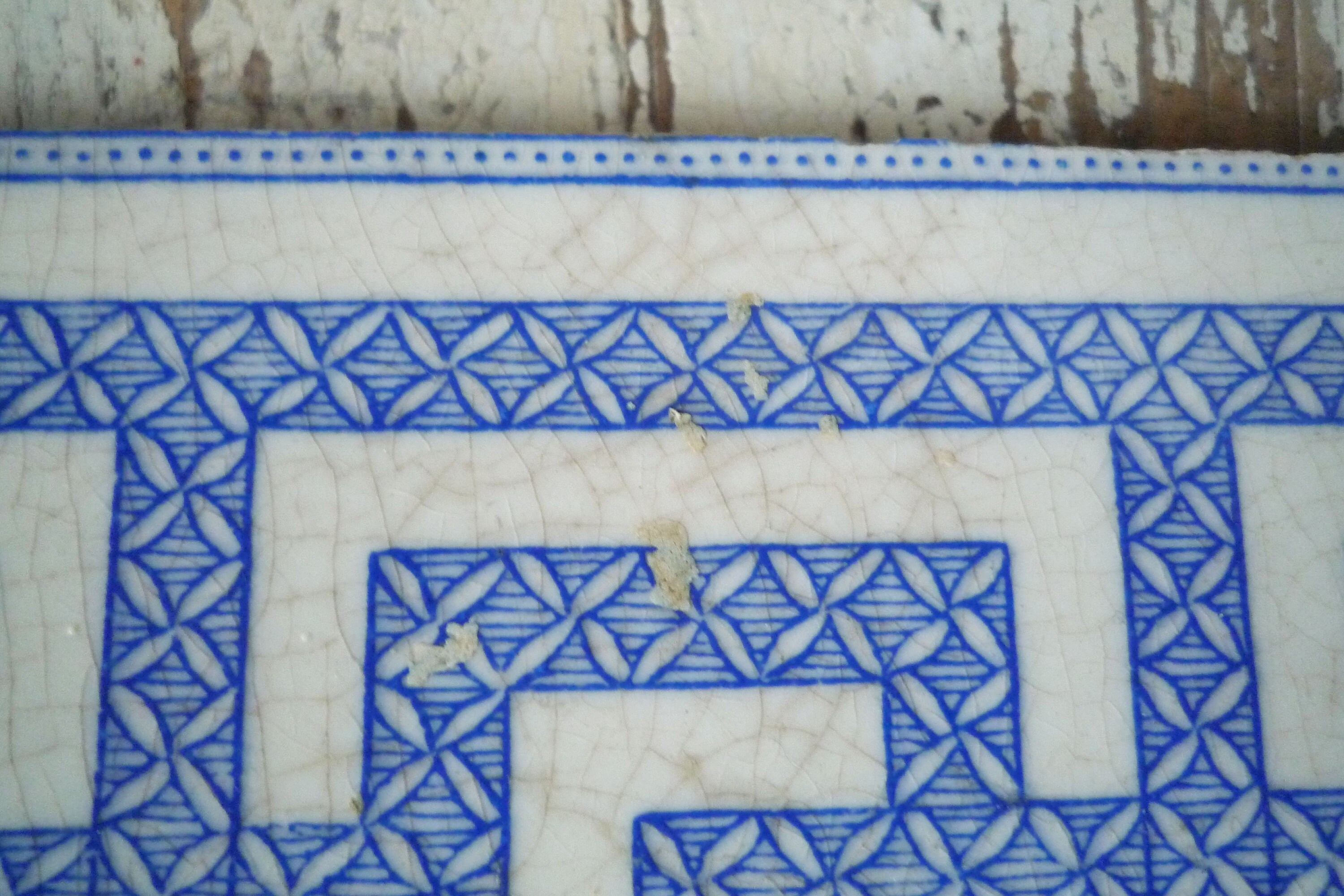 Art Nouveau Antique French Fayence Tiles Wall Deco Frame With - Etsy