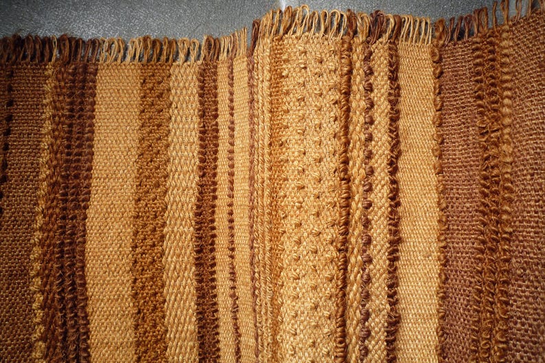 Vintage Huge Coir Runner Sisal Wall Hanging Wall Rug Hallway Carpet ...