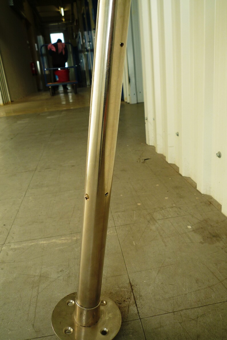 Huge 30's Brutalist Art Deco Chrome Library Lamp Desk Lamp Reading Room ...