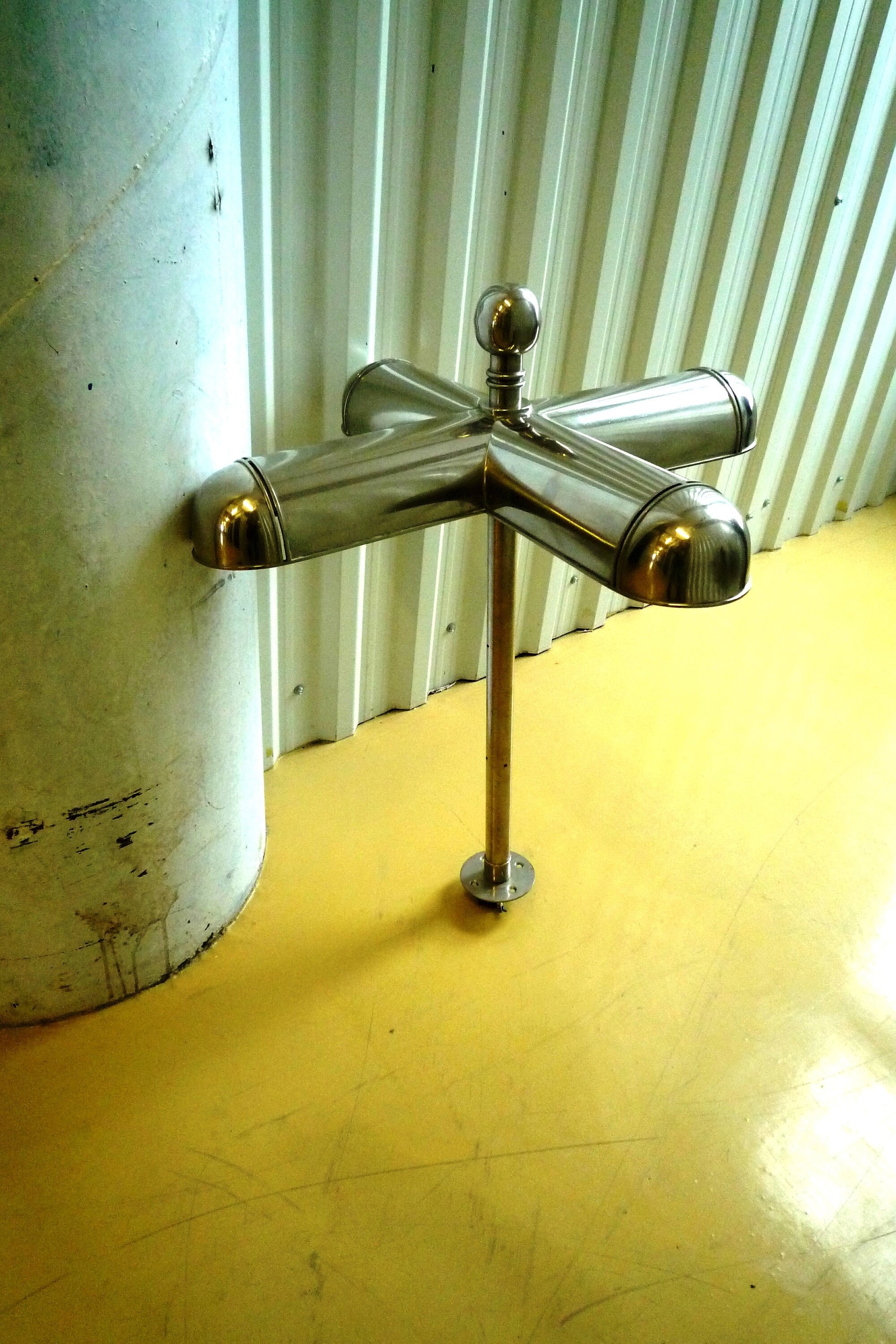 Huge 30's Brutalist Art Deco Chrome Library Lamp Desk Lamp Reading Room ...