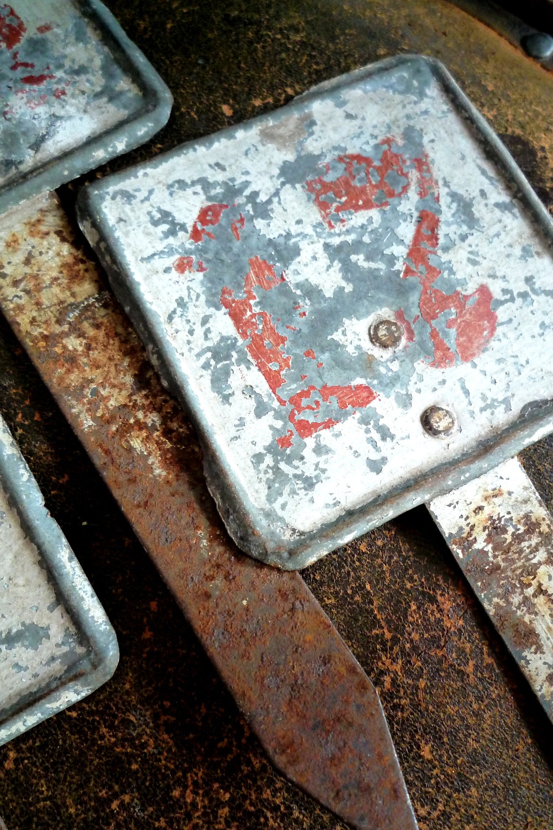 Vintage Grocery Price Tags Price Sign Metal Numbers Price | Etsy