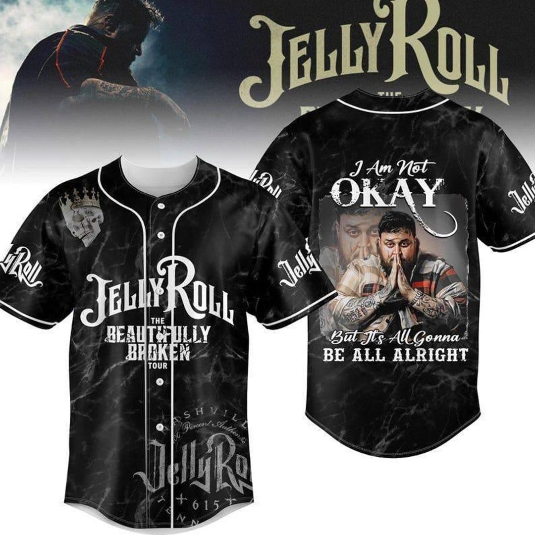 Jelly Roll Baseball Jersey AOP Baseball Jersey Gift for Her Him - Etsy