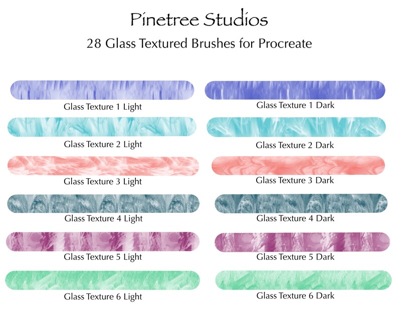 Procreate Glass Texture Brushes (.brushset) Designed for iPad and ...