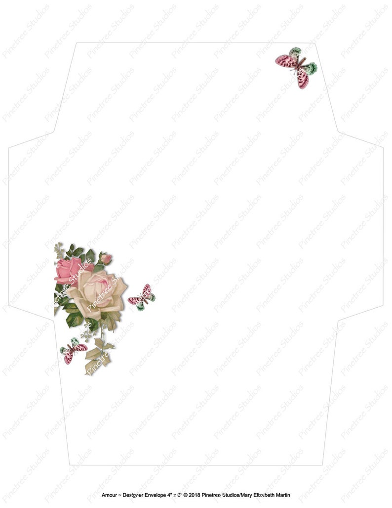 Amour Matching Card and Envelope Set 4 x 6 | Etsy