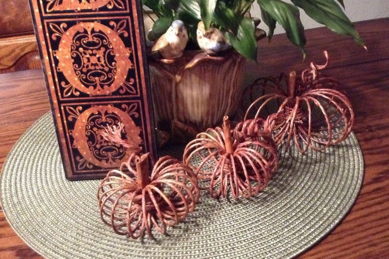 Make Your Own Wire Pumpkins E-pattern Instructions - Etsy