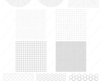 Procreate Mandala and Grid Template Bundle .brushset | Etsy