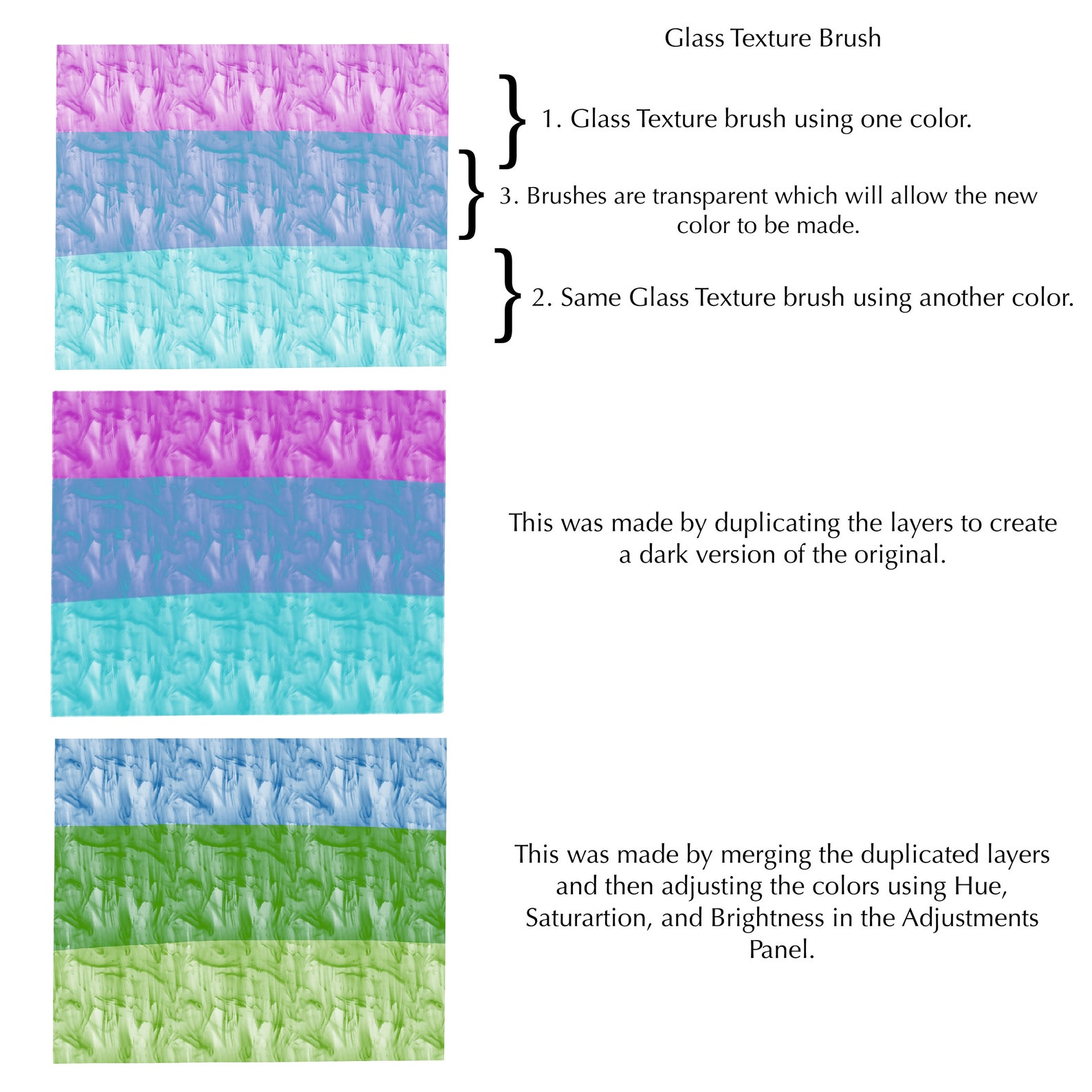 Procreate Glass Texture Brushes (.brushset) Designed for iPad and ...