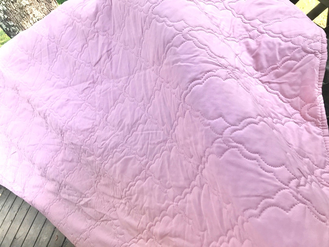 Vintage Solid Pink Bedspread Queen Size - Etsy