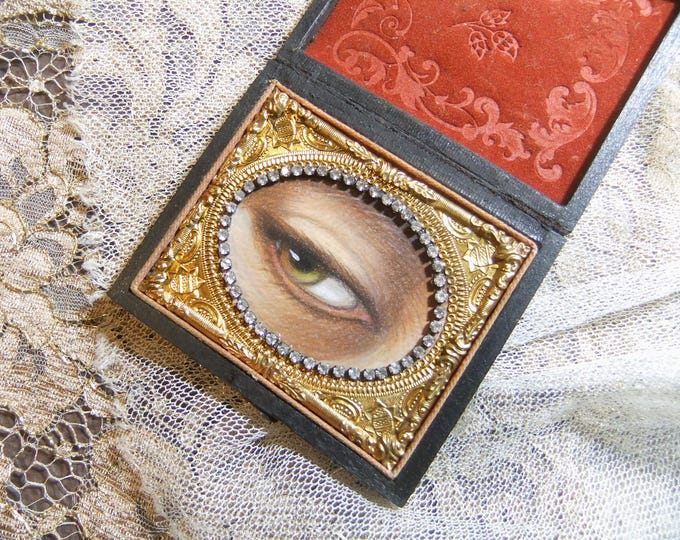 Lover's Eye, Eye Art, Love Token, Union Case, Antique Frame, Original ...
