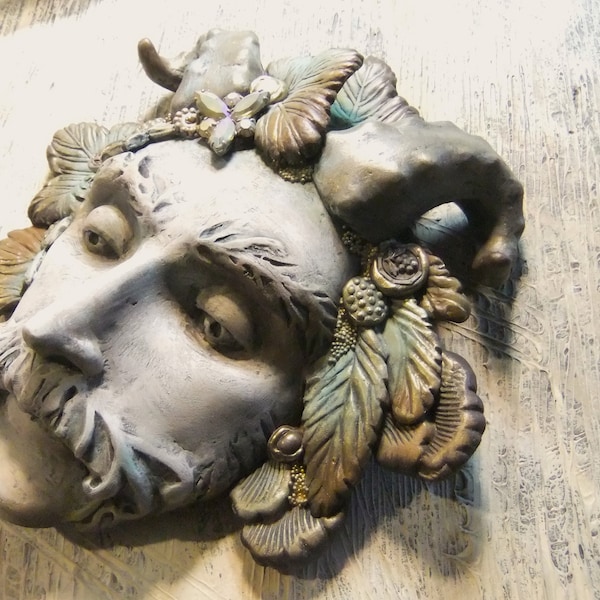 Green Man Mask - Etsy