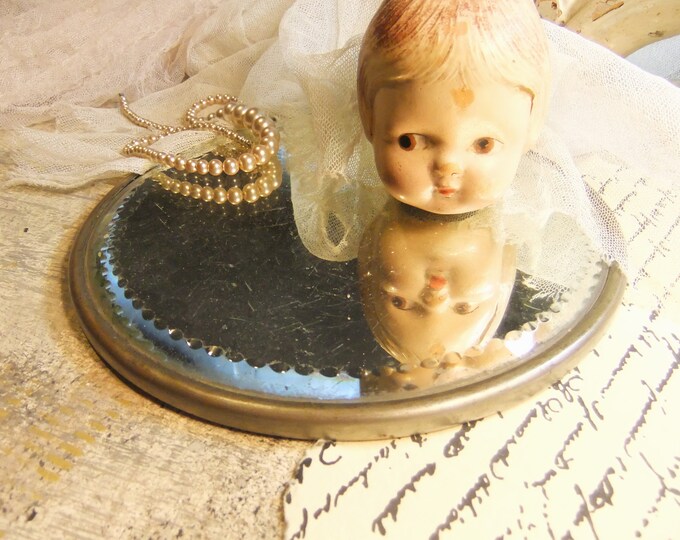 Vintage Mirror, Mirrored Plateau, Display Tray, Vintage Plateau ...