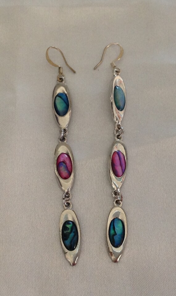 Vintage Inlay Abalone Shell Gem