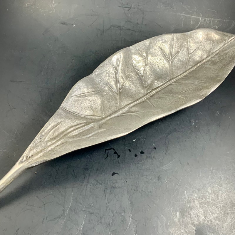 Silver Leaf Dish - Etsy