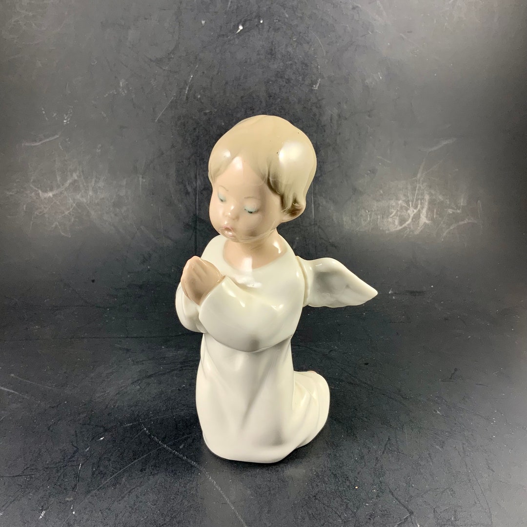 Vintage LLADRO PRAYING ANGEL, Boy Figurine, Statue - Etsy