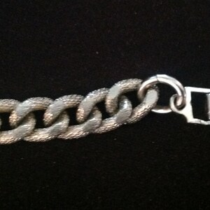 Vintage German Silver Tone Chain Bracelet (signed) - Etsy