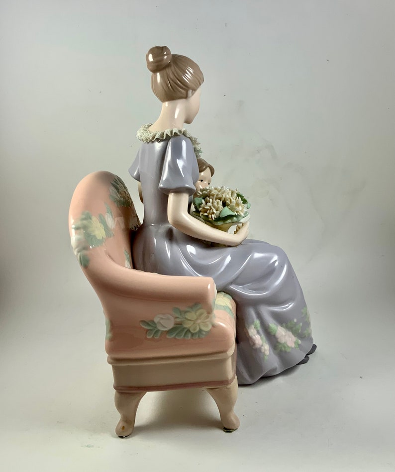 Vintage MOTHER and DAUGHTER FIGURINE Sculpture Statue - Etsy