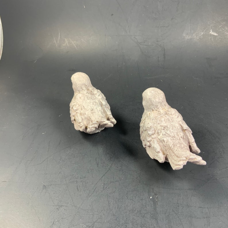 Vintage SMALL BIRD FIGURINES Sculptures Set of 2 - Etsy