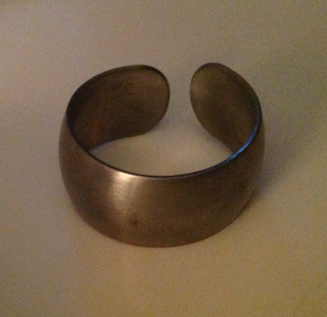 Vintage Leonard Genuine Pewter Cuff Bracelet. (made in Bolivia) - Etsy