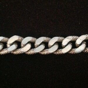 Vintage German Silver Tone Chain Bracelet (signed) - Etsy