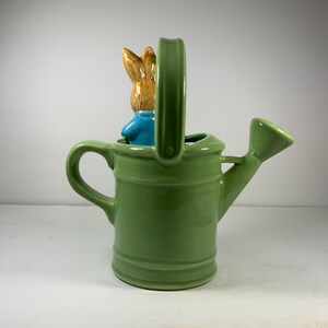 Vintage RABBIT WATERING CAN, Peter Rabbit, Beatrix Potter, Decor ...