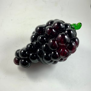 Vintage GLASS FRUIT (GRAPES), Pod of Grapes, Fruit Basket, Decor ...