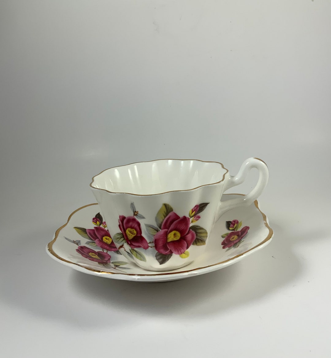 Vintage Cup and Saucer Set, ROYAL STEWART, ENGLAND, Spencer Stevenson ...