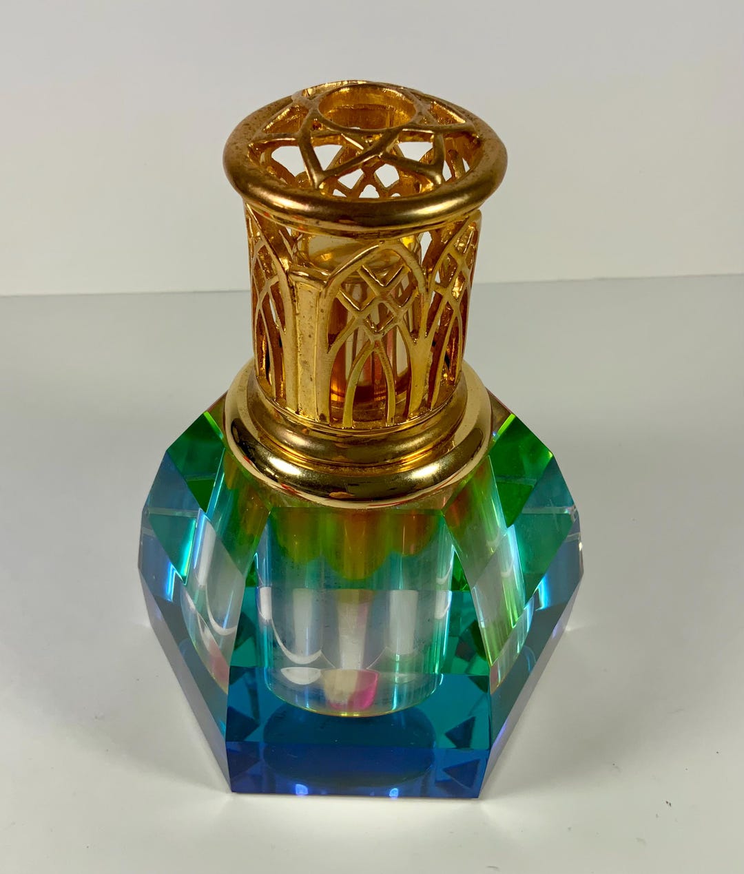 Vintage PRISM OIL DIFFUSER, Rainbow Colors, Iridescent, Scentier, Heavy ...