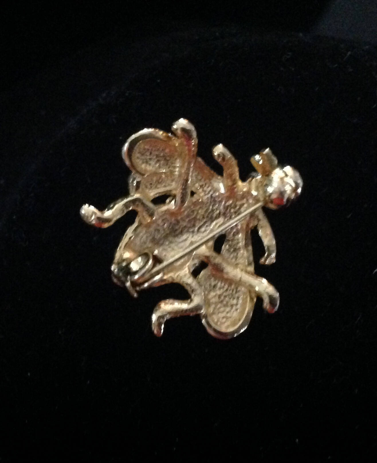 Vintage BEE/BUG BROOCH With Clear Rhinestones | Etsy