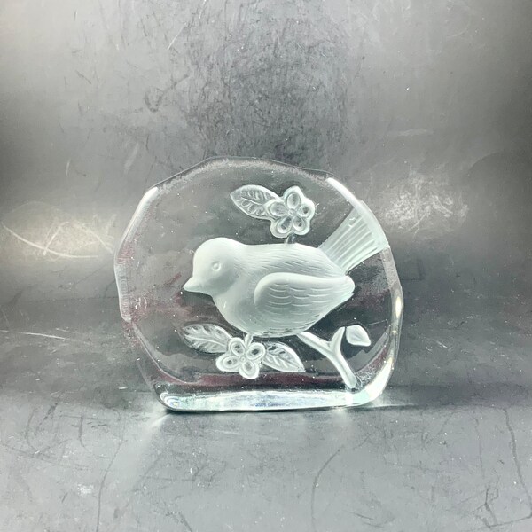 Crystal Bird Paperweight - Etsy