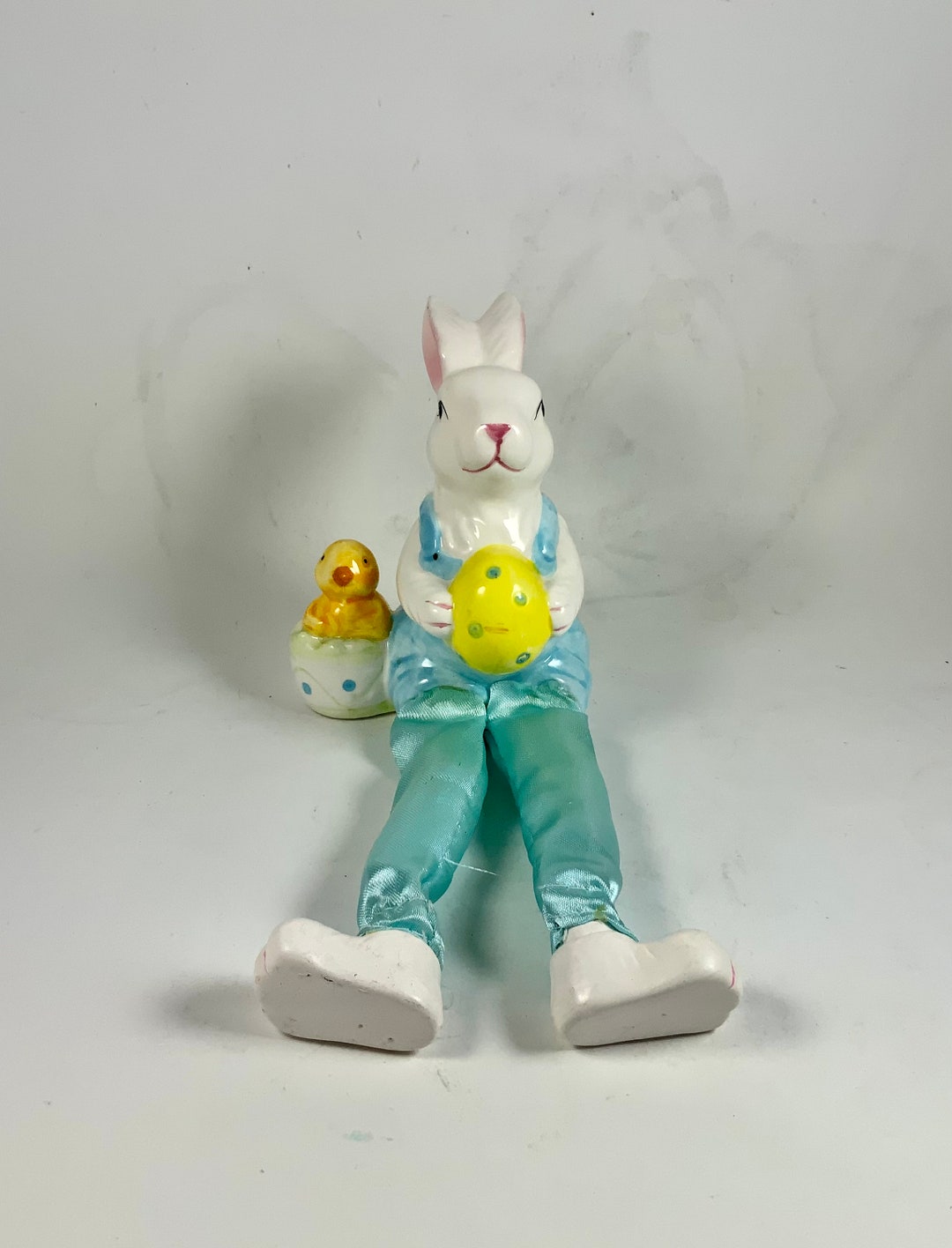 Vintage RABBIT SHELF SITTER, Bunny - Etsy