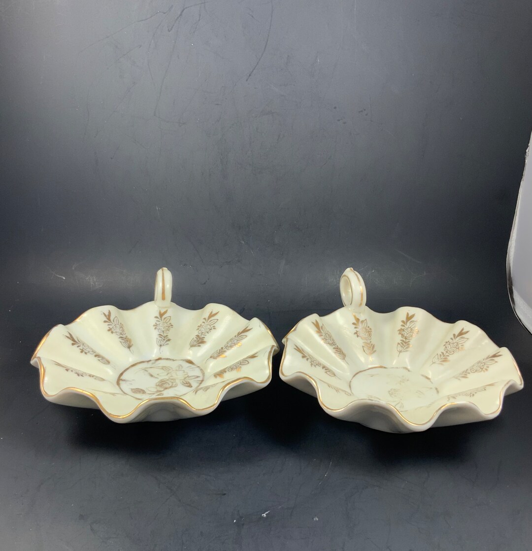 Vintage PORCELAIN NAPPY DISH, Olive, Relish Dish, Serving, Dining ...