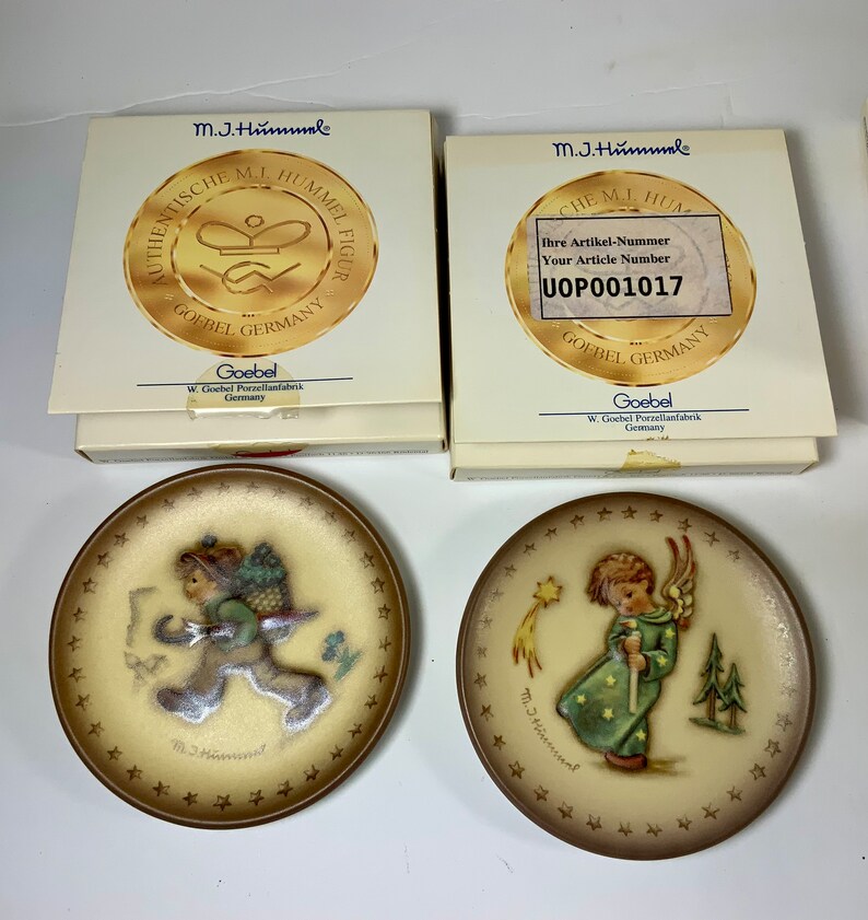 Vintage GOEBEL MJ HUMMEL Mini Plates, Set of 25, Original Boxes, Most ...