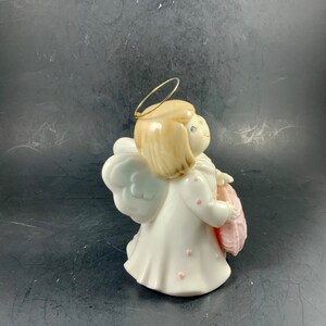 Vintage ANGEL W/ PUFFED HEART Figurine, Decor - Etsy