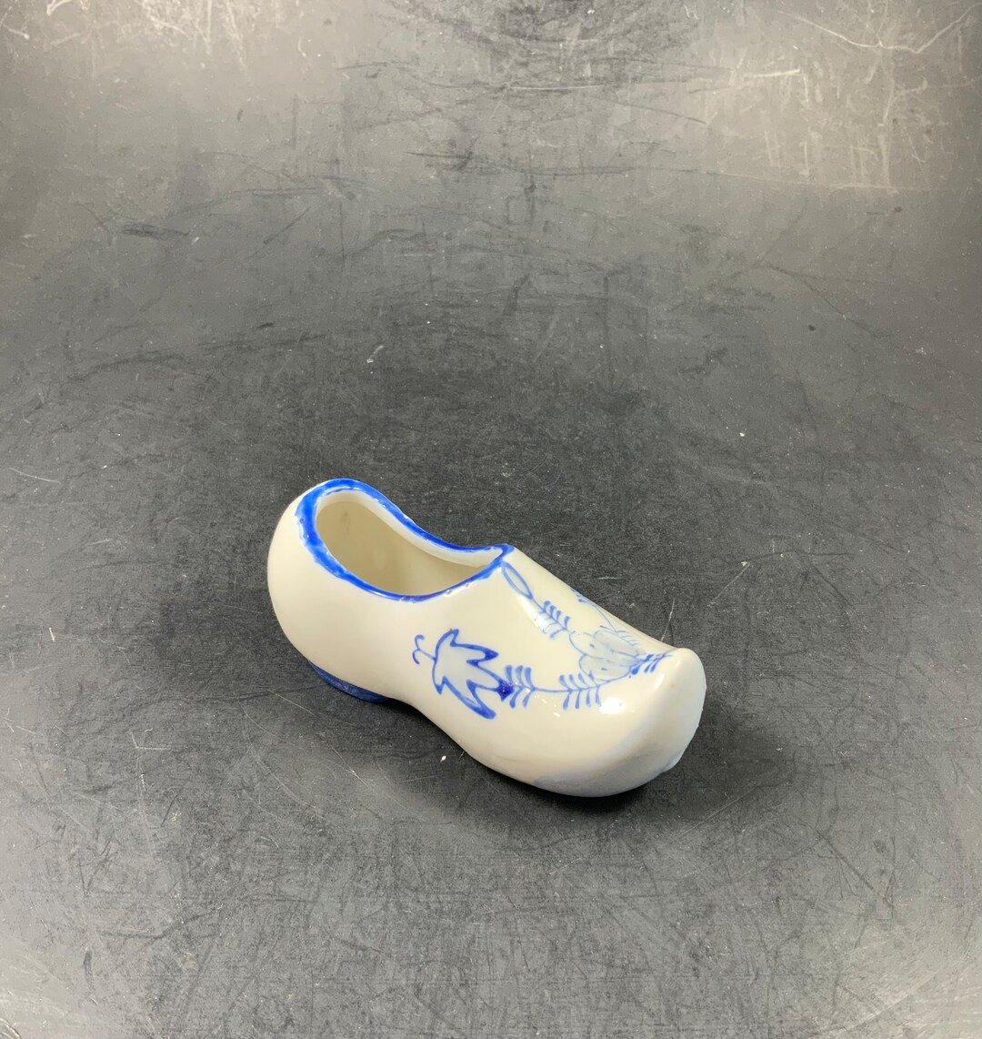 Vintage ROYAL DELFT SHOE, Blue/white Porcelain, Dutch Shoe, Clog, Decor ...