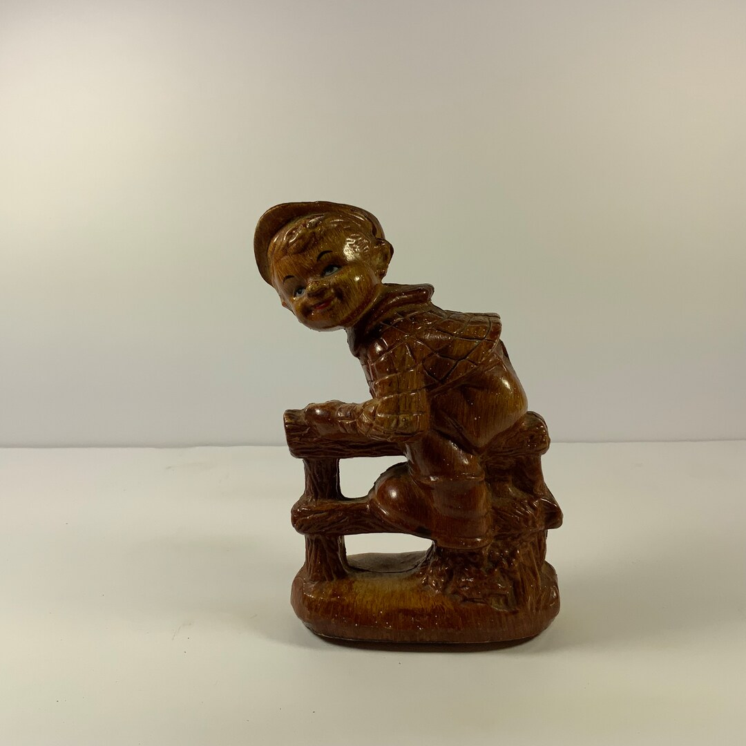 Vintage WEE WILLY WINKIE, Figurine , Nursery Rhyme Character, Blue Eyes ...