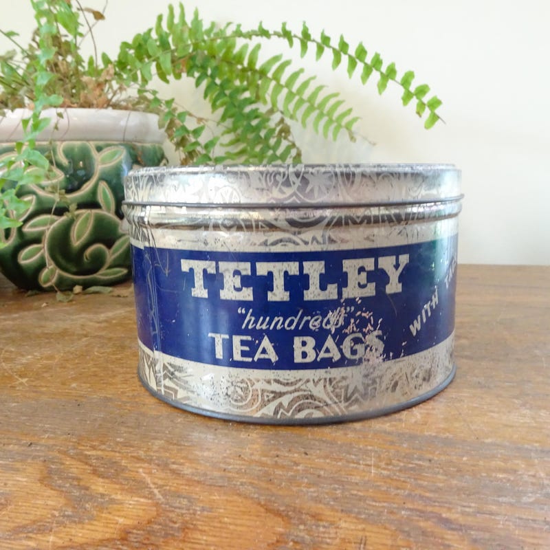 Vintage Tea Tins - Etsy