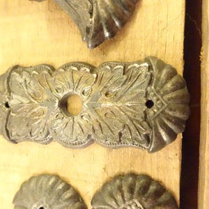 Pretty, Set of 5, Victorian Drawer Handles With Backplates Eastlake ...