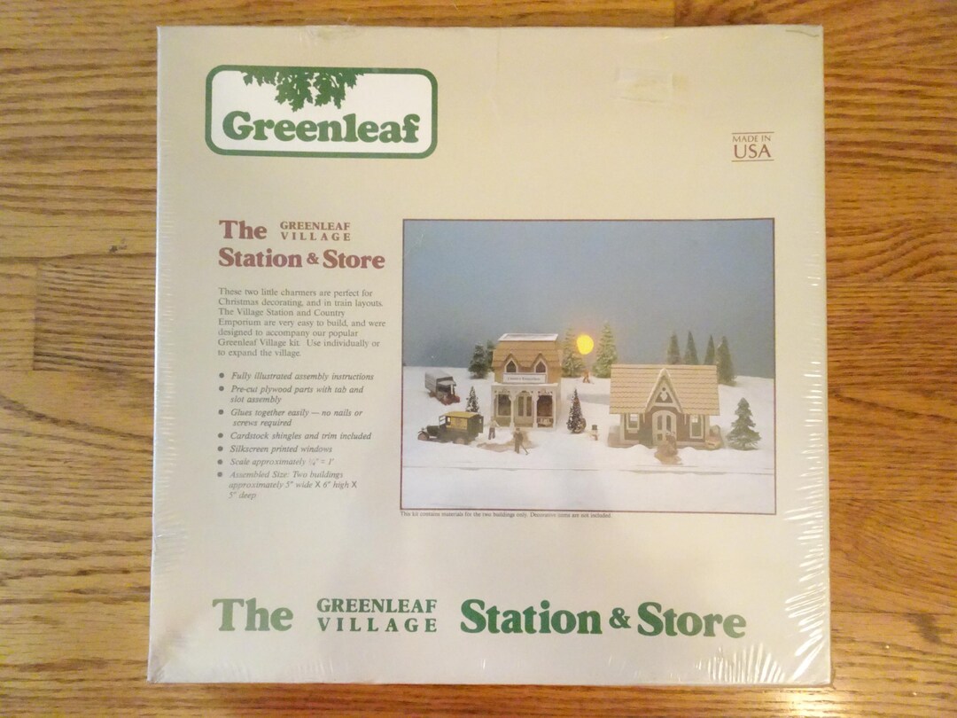 Vintage, Country Store and Train Station Wood Doll House/model Kit ...