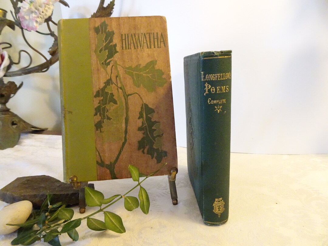 Antique Henry Wadsworth Longfellow Books- Hiawatha, 1898- Longfellow’s ...