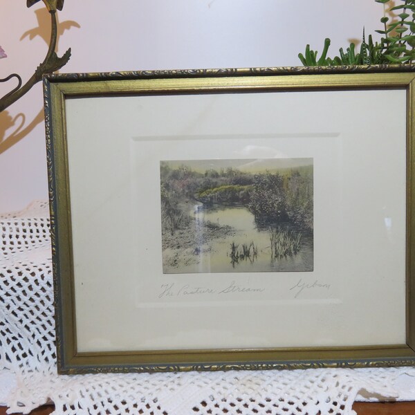 Hand Tinted Print - Etsy