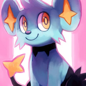 Alolan Vulpix, Garchomp, Shinx Prints - Etsy