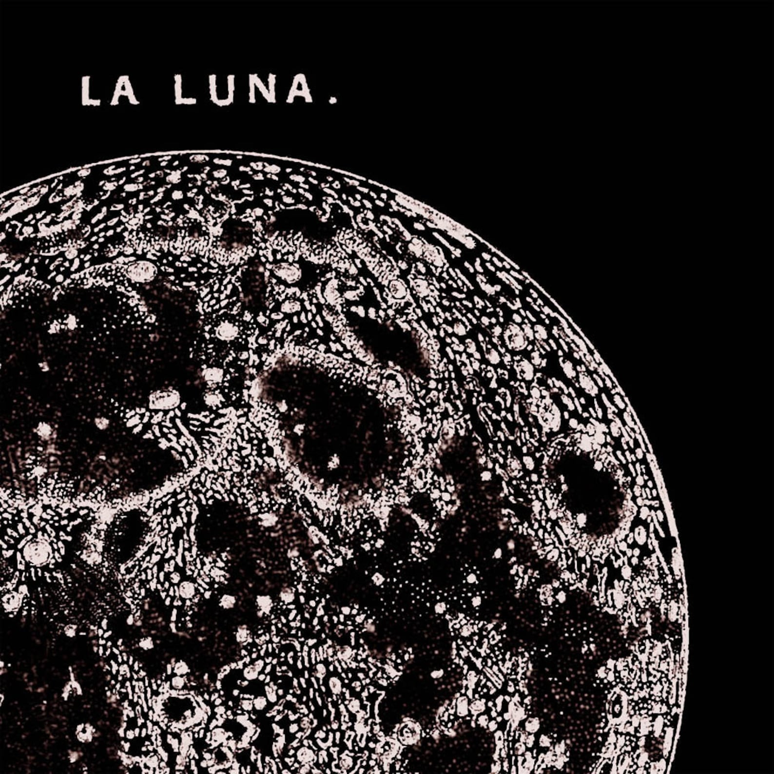 Full Moon in the Dark Print Poster Astronomy Wall Art Luna - Etsy