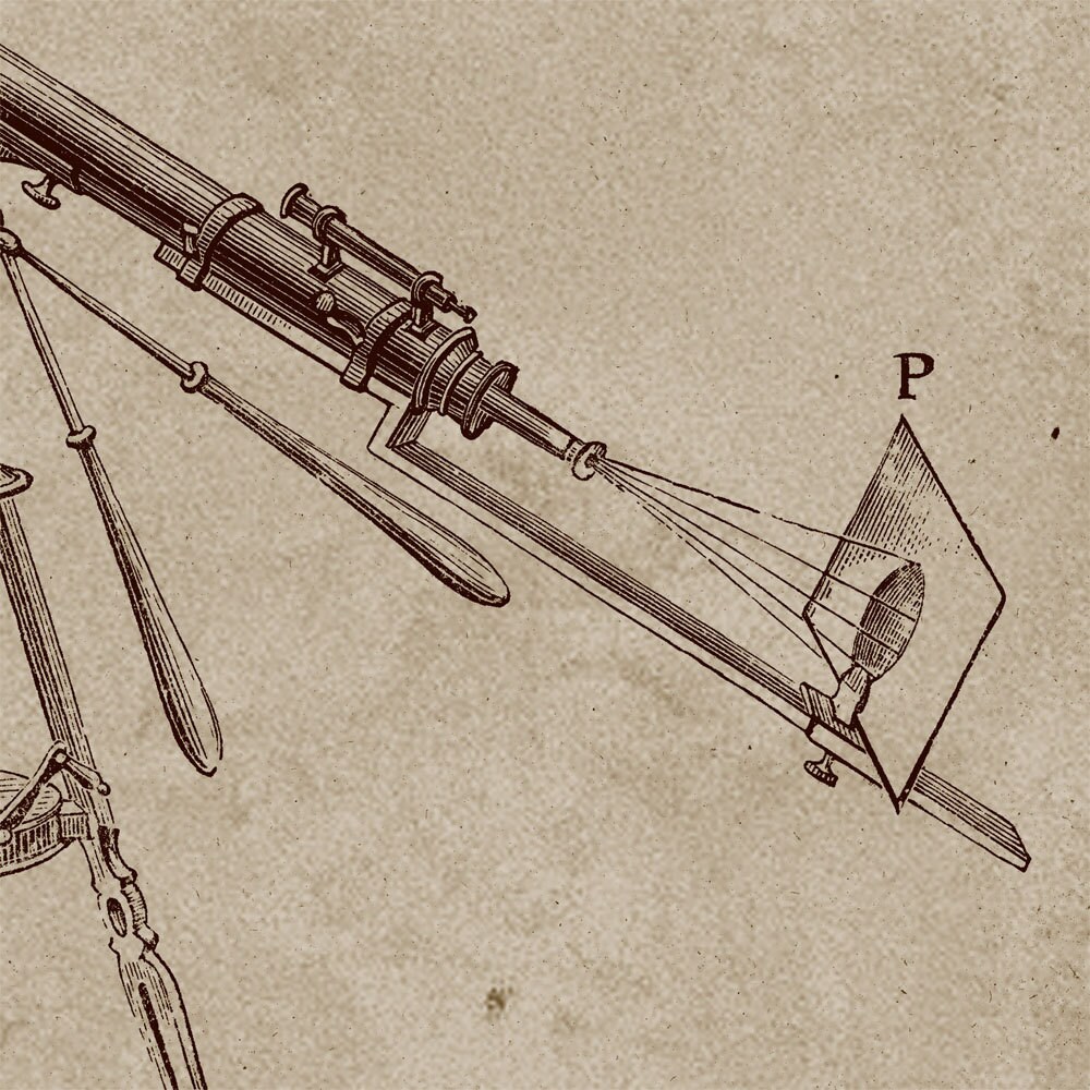 Astronomical Instruments Print, Astronomy, Helioscope, Sun Spots - Etsy