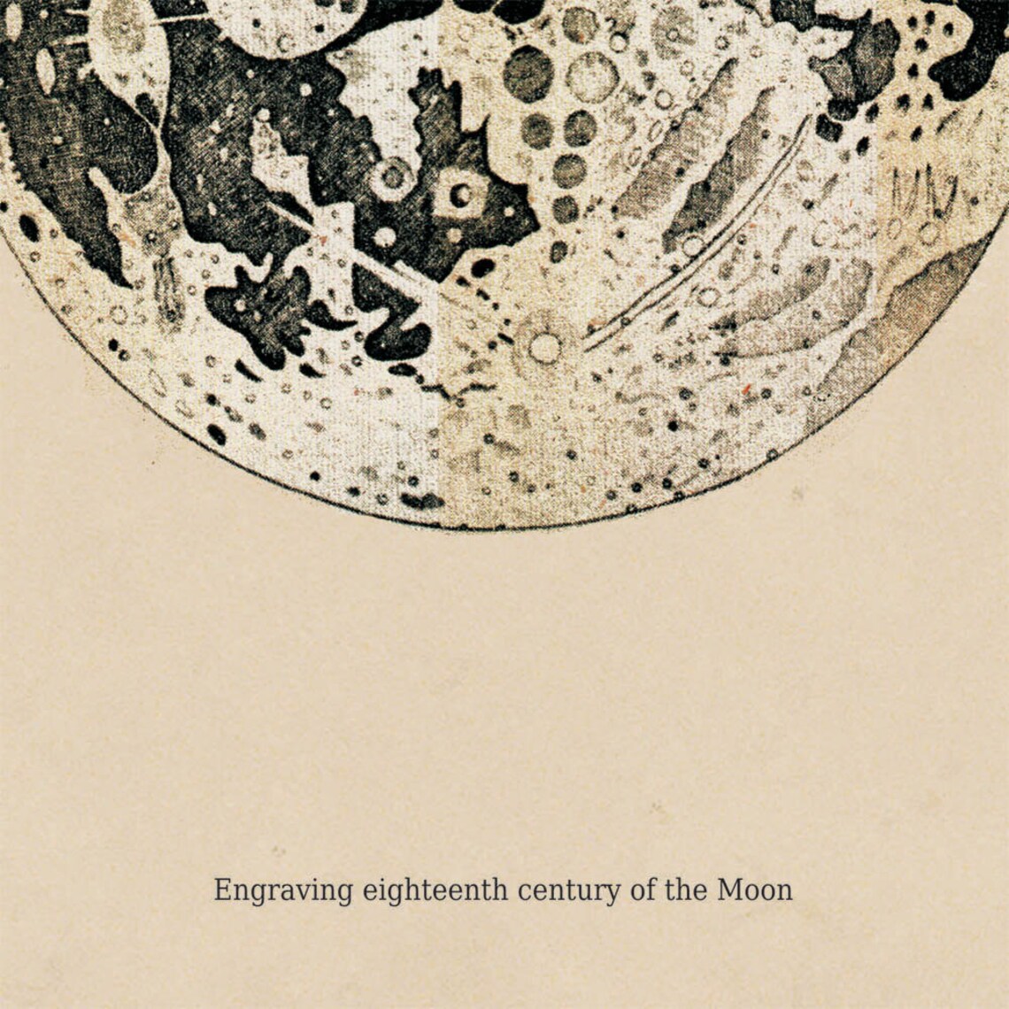 Astronomy Print Antique engraving of the Moon Recovered | Etsy
