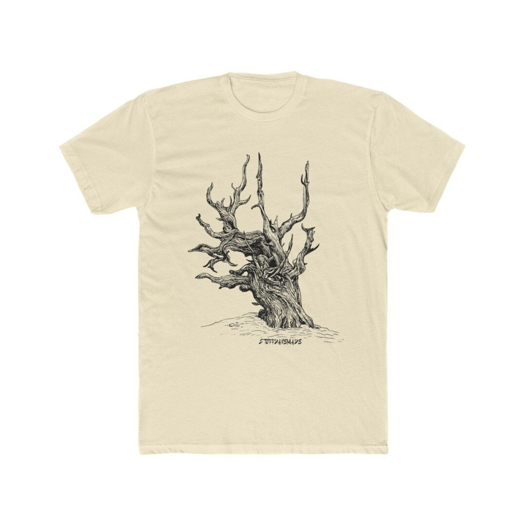 Bristlecone Pine Ancient Tree Old Growth Forest Illustration T Shirt ...