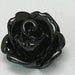 Midnight Black Resin Rose Cabochons 10mm - Etsy
