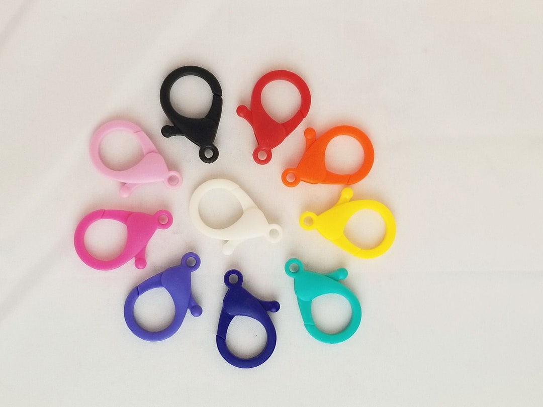 2PCS Plastic Lobster Clasp LARGE 35mm You Choose Color - Etsy