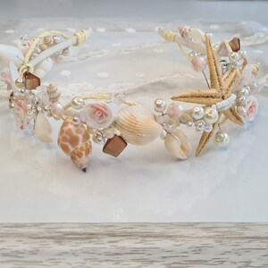 Seashell Headpiece, Beach Wedding Hair Accessory, Mermaid Crown ...
